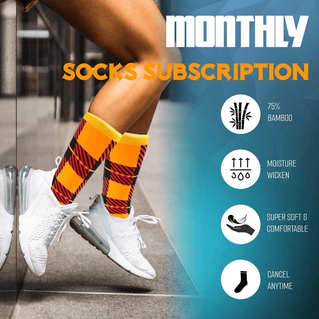 Sock Subscription - Pay Per Month - 1K⭐⭐⭐⭐⭐ Reviews – GetSocked!